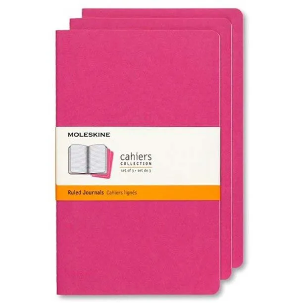 Notes MOLESKINE Pocket Ruled Set od 3, pink