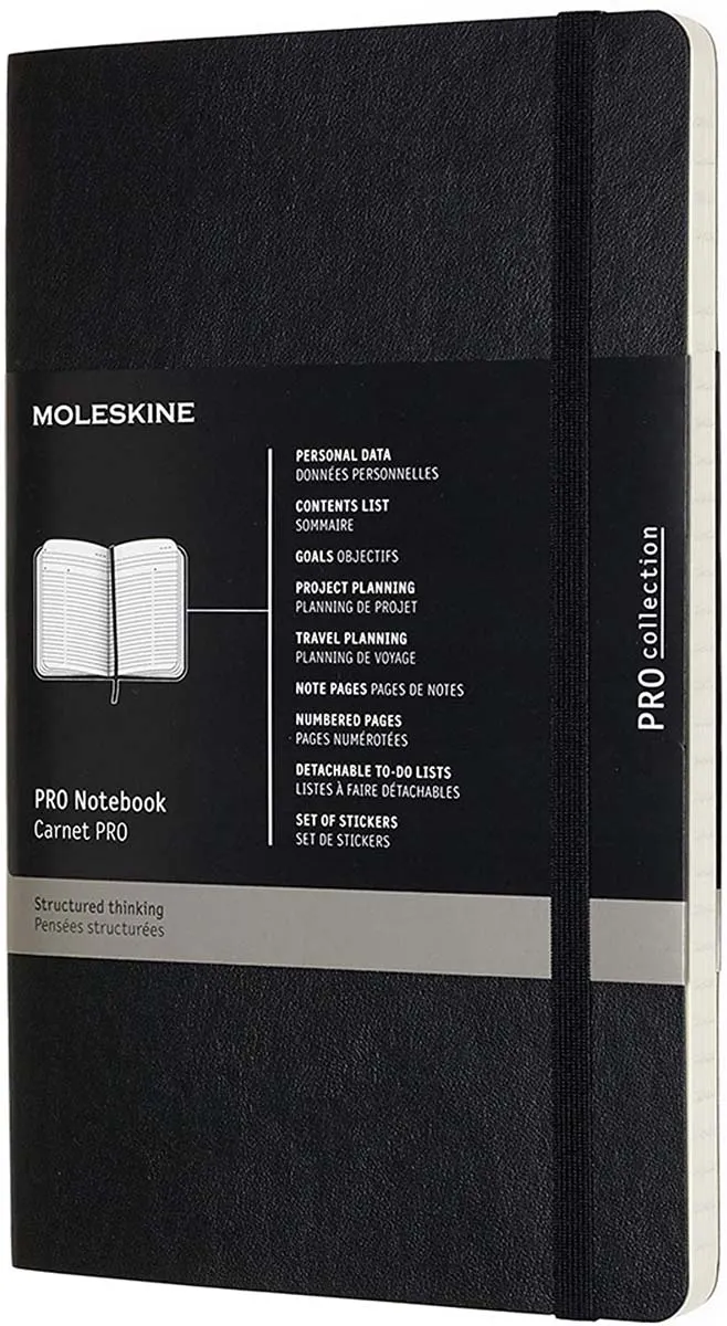Notes A5 PRO MOLESKINE Black