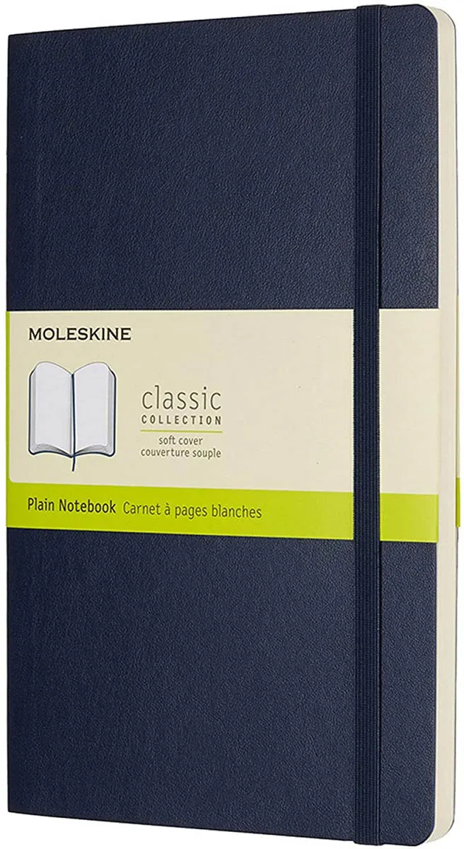 Notes A5 MOLESKINE Classic Soft, plavi
