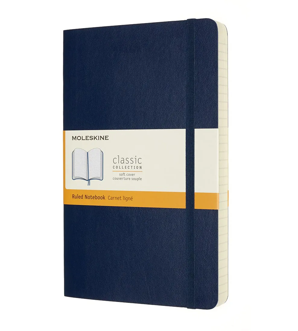 Notes A5 MOLESKINE Classic Soft, plavi