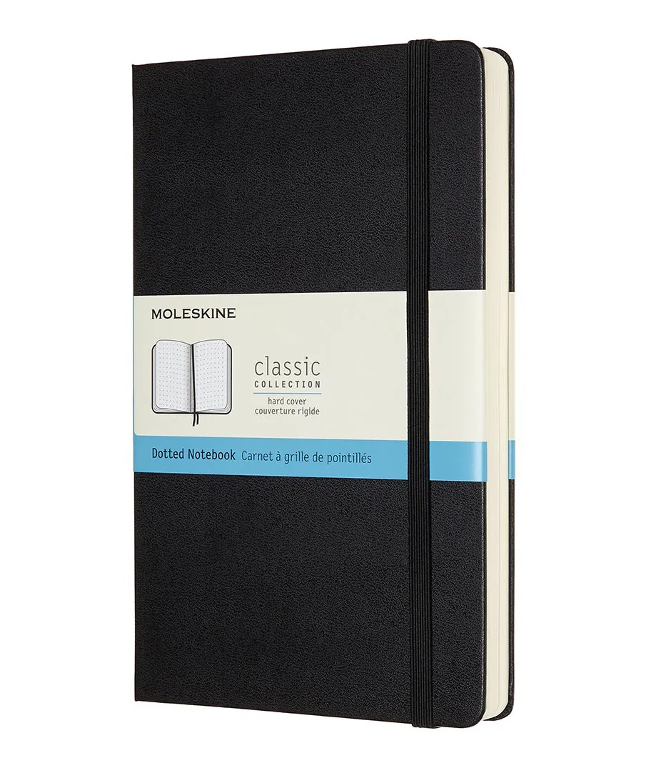 Notes A5 MOLESKINE Classic Soft, crni - tačkice TP
