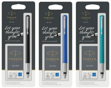 Penkalo PARKER ROYAL VECTOR NP PATRONE BLISTER