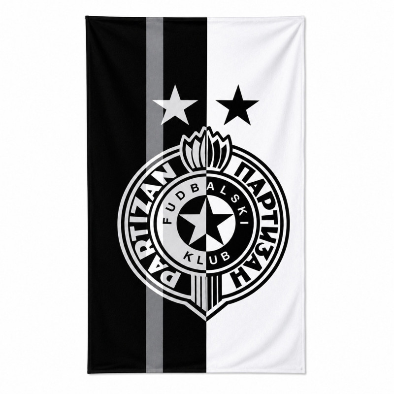 Stefan peškir za plažu Partizan grb, 70x140