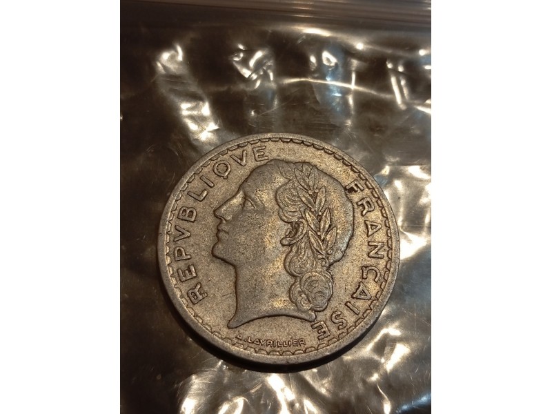 5 francs 1946g.
