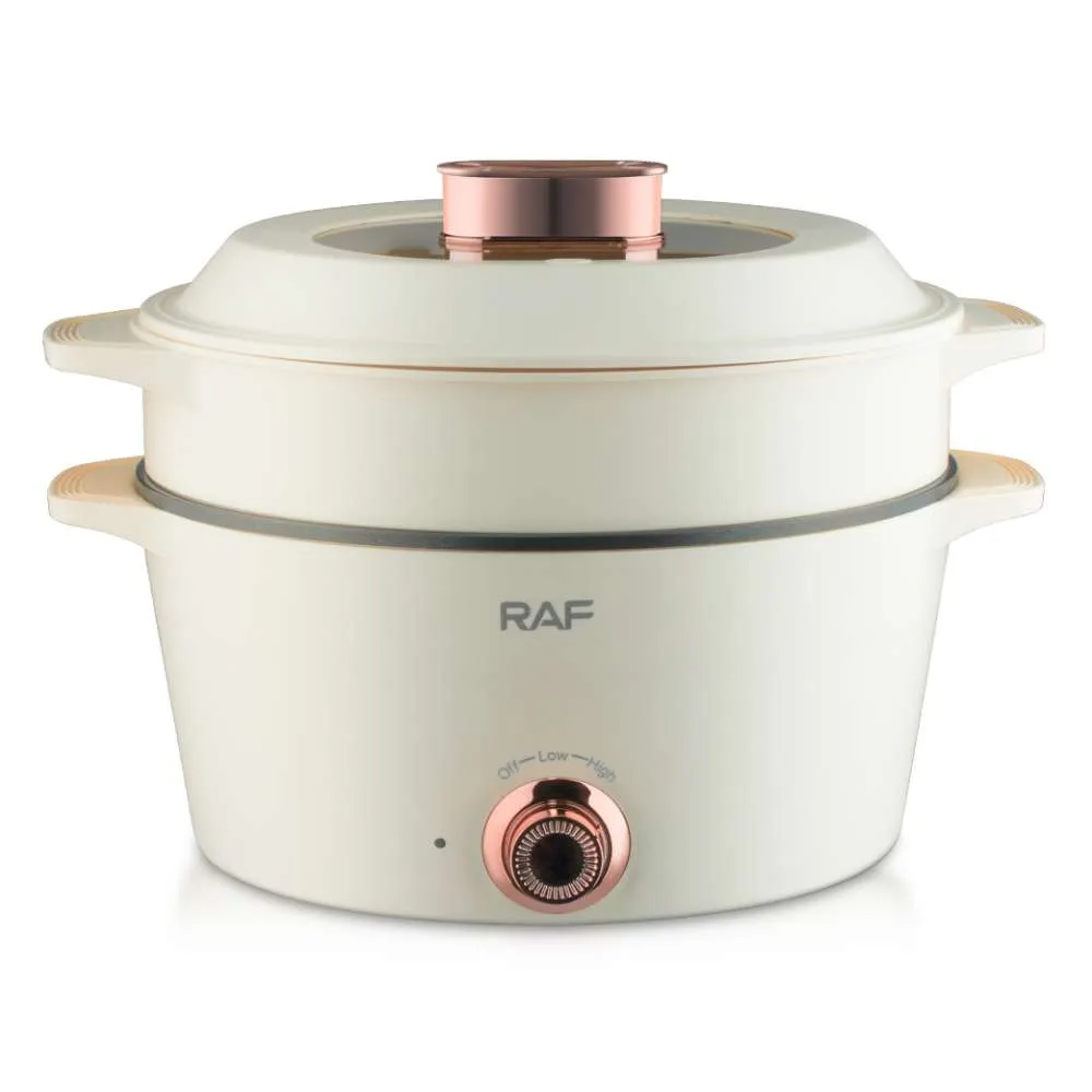 RAF R.5403W ELEKTRIČNI LONAC KRČKO BELI 1300W 5L+2L