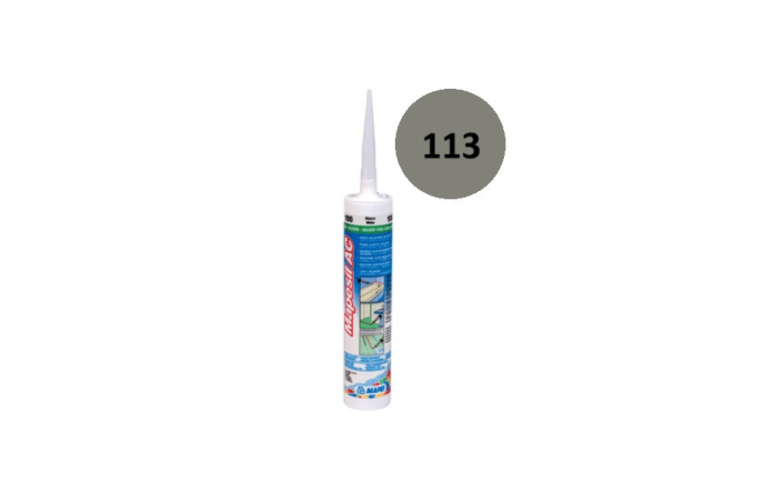 Mapei -Mapesil AC silikon (310ml) Cement Siva- 113 - 4811342IT