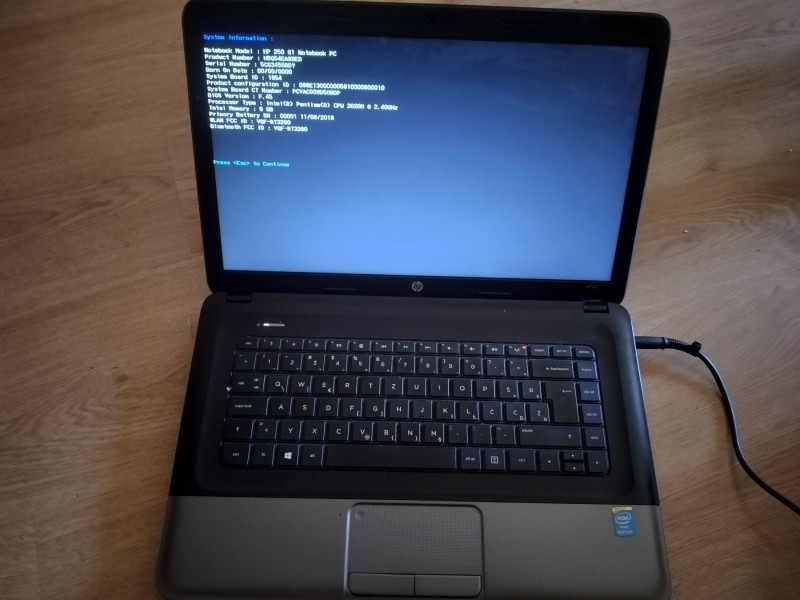 HP 250 G1 - 6gb RAM, 120gb SSD