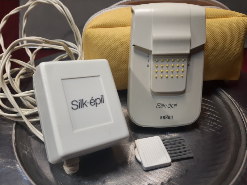 RETRO BRAUN SILK-EPIL EPILATOR NEMAČKI TORBICA 1996