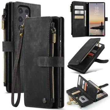 SAMSUNG GALAXY S25 ULTRA CASEME C30 MULTIFUNKCIONALNA FUTROLA-NOVČANIK - CRNA