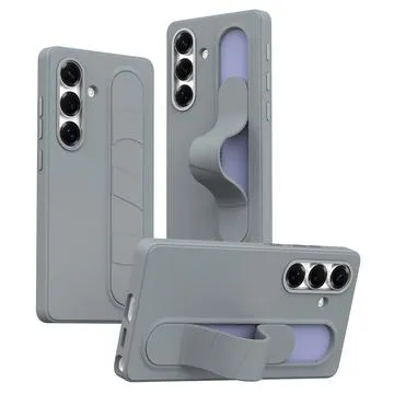 SAMSUNG GALAXY S25/S24 SMART HYBRID CASE WITH STANDING GRIP - DARK GREY