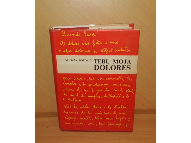 TEBI MOJA DOLORES - SAŠA BOŽOVIĆ