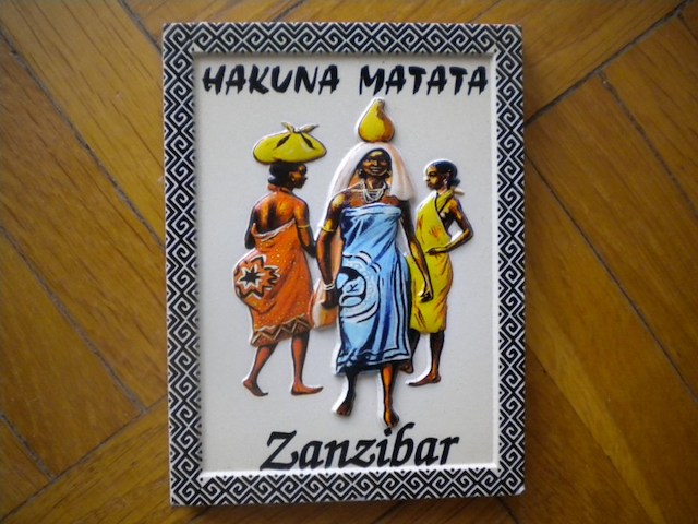 ZANZIBAR Hakuna Matata, magnet za frizider (2)