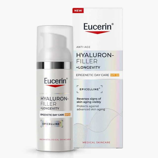 Eucerin Hyaluron-Filler + Longevity Epigenetic Dnevna nega SPF 30, 50 ml