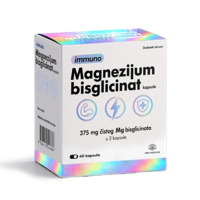 Kirei Immuno Magnezijum Bisglicinat, 60 kapsula