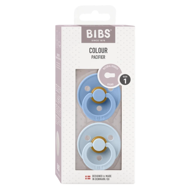 BIBS varalica Baby Blue & Sky Blue 0-6 meseci, 2 komada