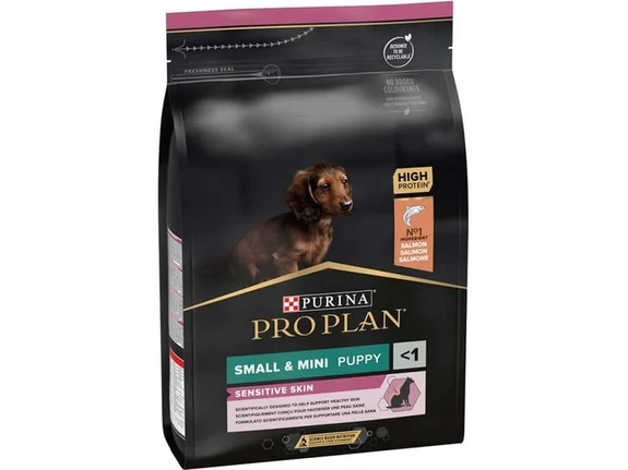 Purina Pro Plan Dog Small/Mini Puppy Sensitive Skin Losos - 3 kg