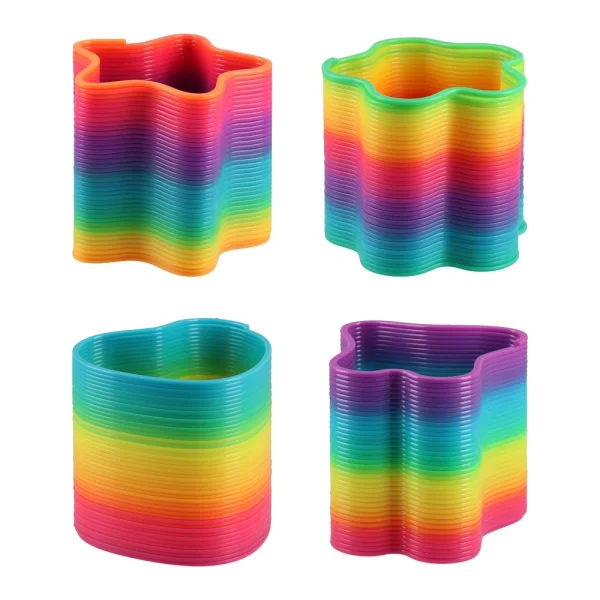 Rainbow spring, slinki, oblici, neon