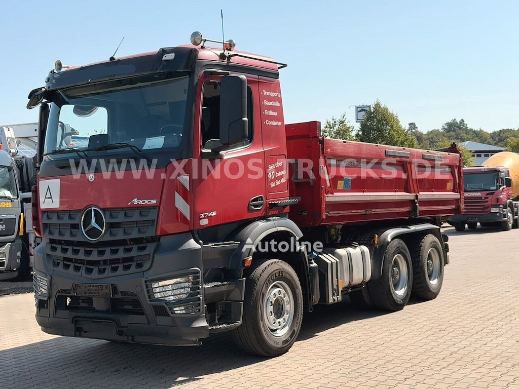 Mercedes-Benz Arocs 2745 6X4 Meiller DSK Bordmatic Blatt/Luft kiper