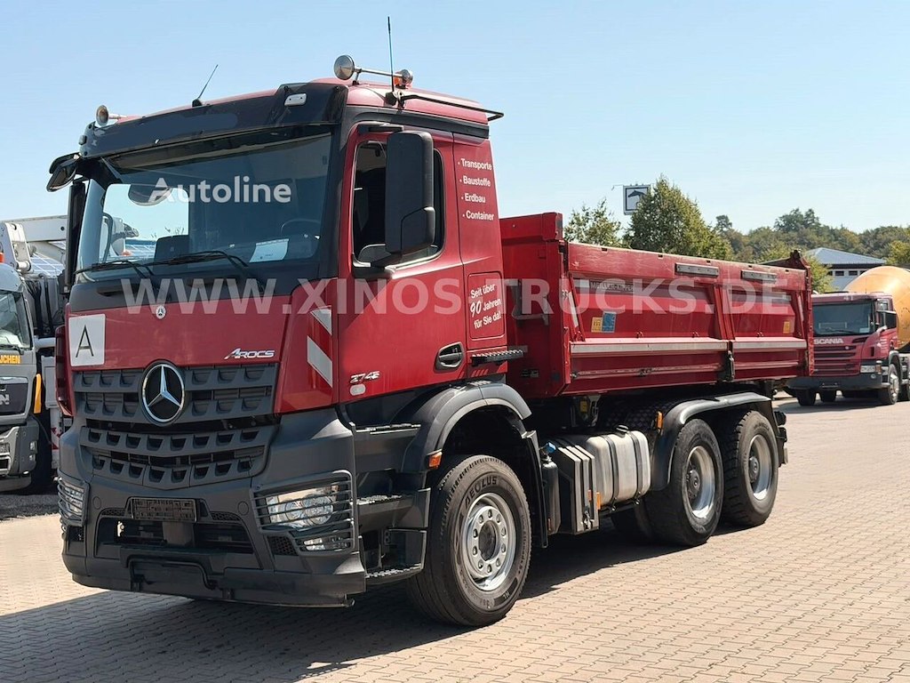 Mercedes-Benz Arocs 2745 6X4 Meiller DSK Bordmatic Blatt/Luft kiper