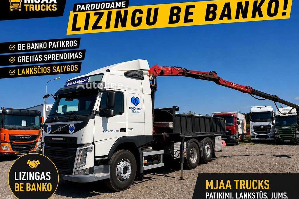 Volvo FM 500 kamion s ravnom platformom