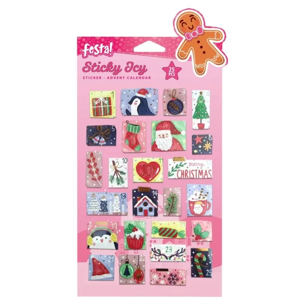 Sticky Icy, stikeri, advent kalendar, 25K