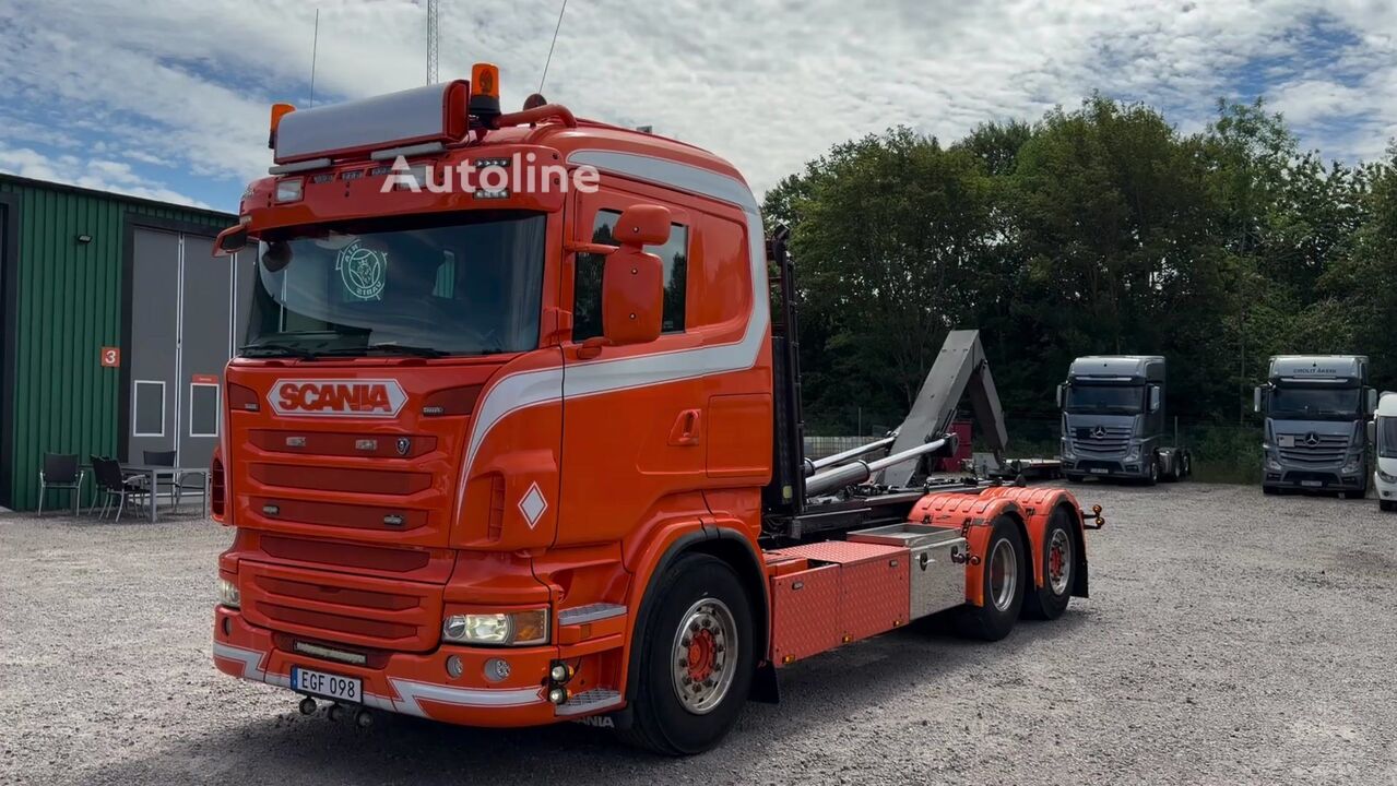 Prodaje se Scania R480 rol kiper sa kukom na aukciji
