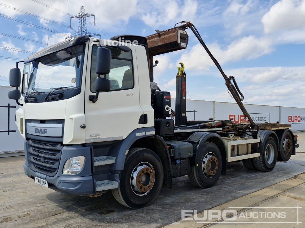 Prodaje se DAF CF400 rol kiper sa kukom na aukciji