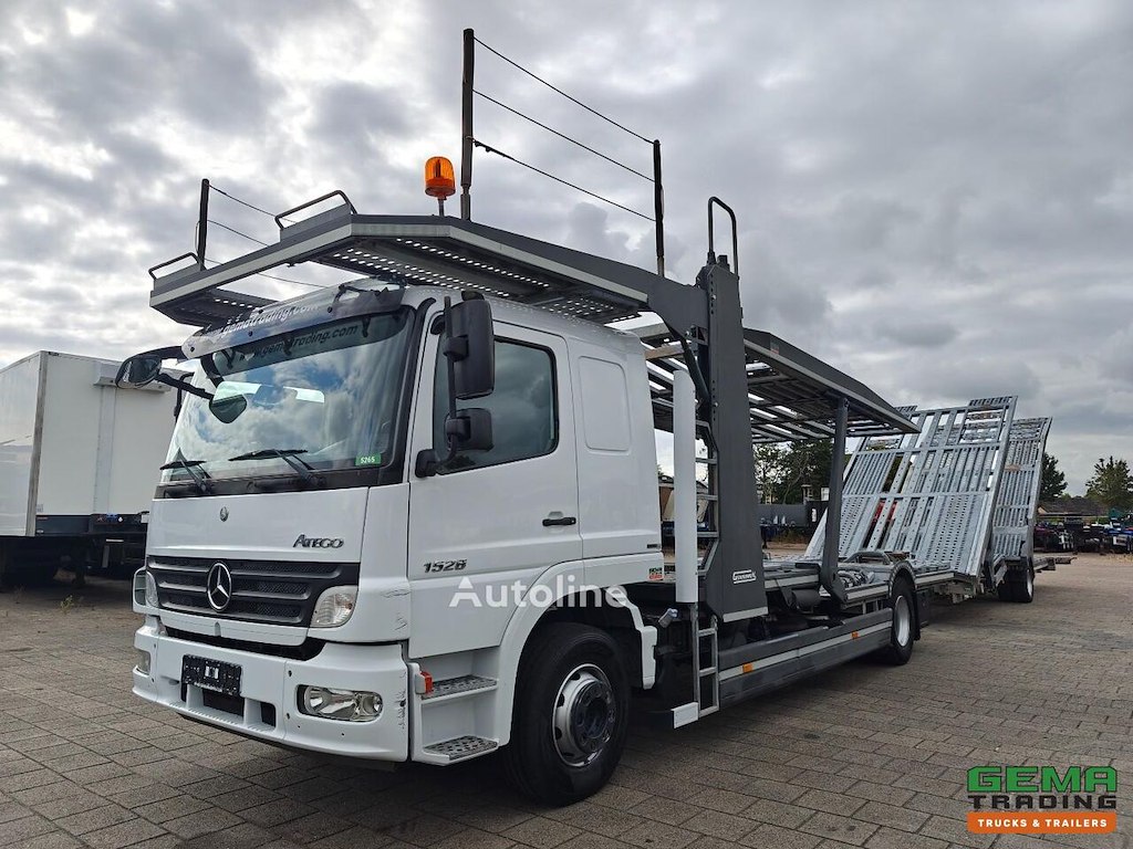 Mercedes-Benz Atego 1528 4x2 Sleeper Cab Euro4 - Groenewold Car/Bus Transporte autotransporter + prikolica autotransportera