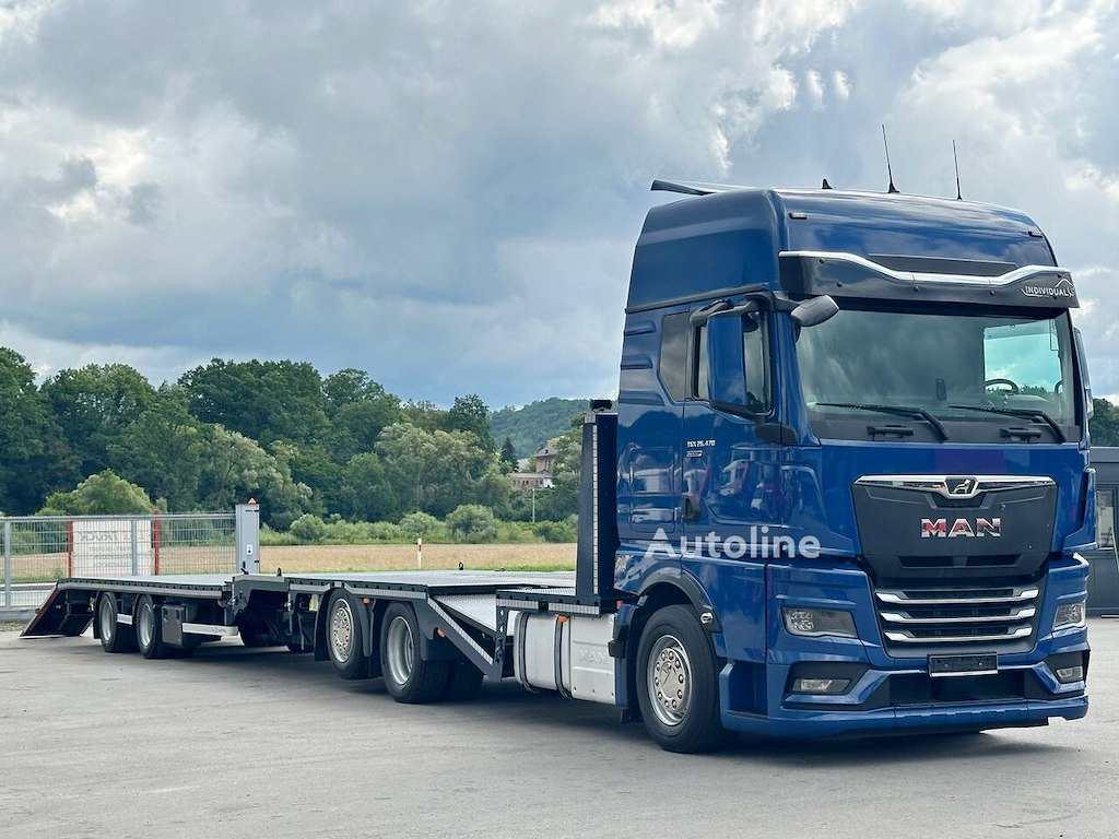 MAN TGX 26.470 * ABSCHLEPPWAGEN 6,60m + Anhänger šlep auto
