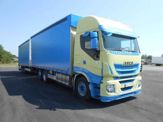 IVECO Stralis 260 kamion s ceradom + prikolica sa ceradom