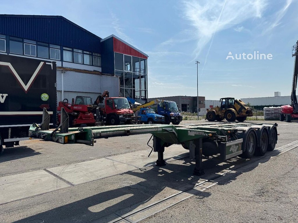 D-Tec FLEXITRAILER - TRIPLE EXTENDABLE 2016 poluprikolica za prevoz kontejnera