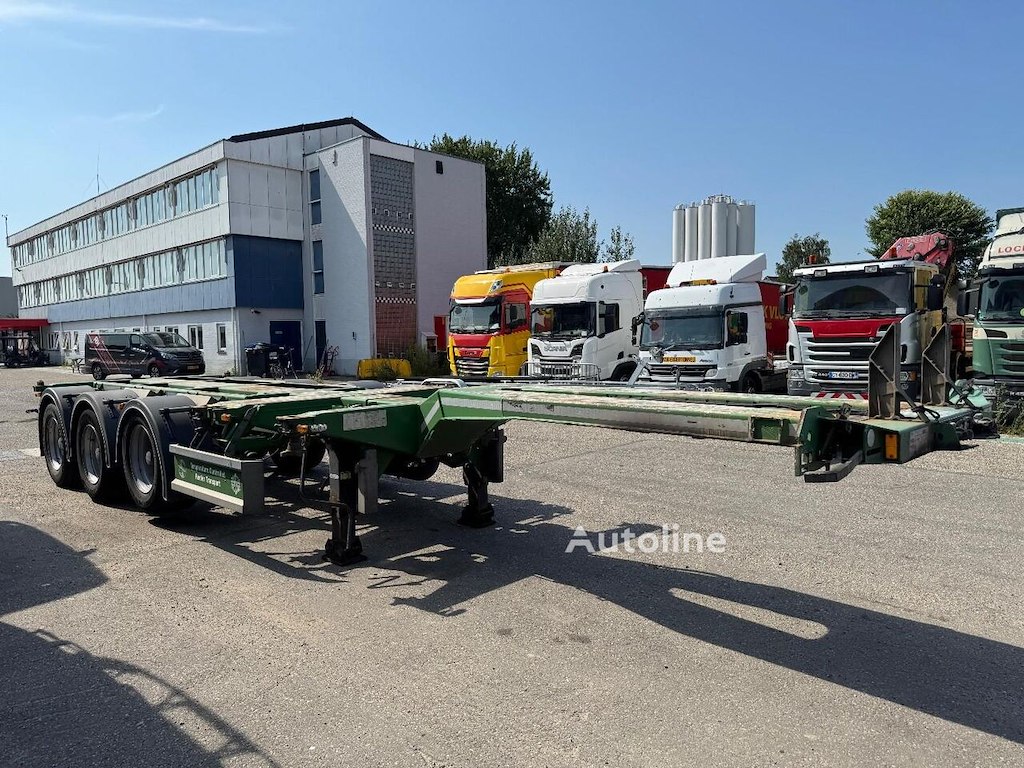 D-Tec FLEXITRAILER - TRIPLE EXTENDABLE 2017 poluprikolica za prevoz kontejnera