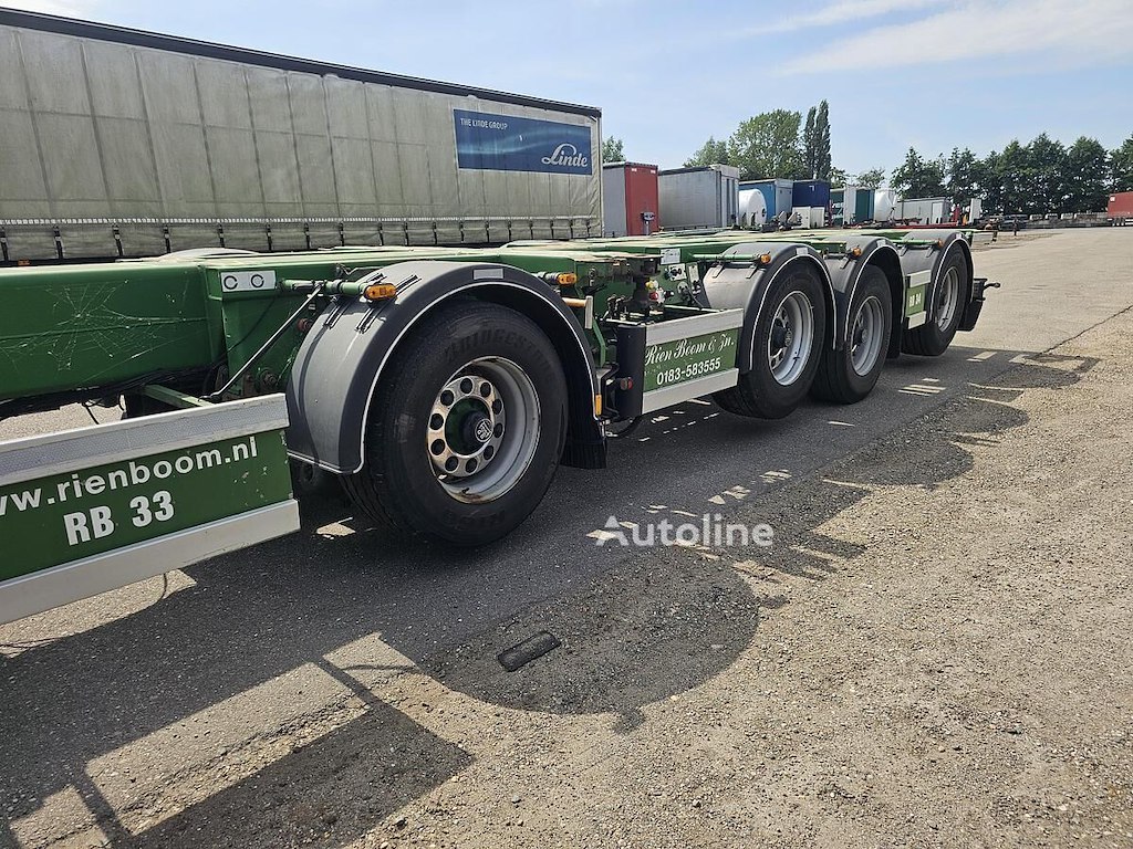 D-Tec CT-26-01 / 4 AXLE BREAKER/ BPW DRUM/ APK17-01-2027 poluprikolica za prevoz kontejnera