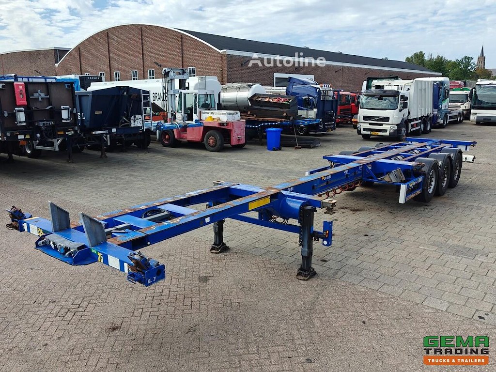 Broshuis MFCC Multi - LiftAs - Currently Fixed at 40FT - SAF Disc Brake - poluprikolica za prevoz kontejnera