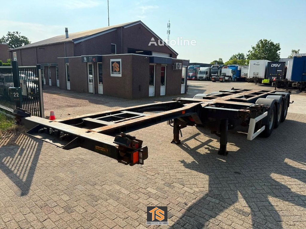 HFR SB24 CONTAINER MULTI CHASSIS 20/30/40/45 FT. - BPW DISC - 2X EXT poluprikolica za prevoz kontejnera