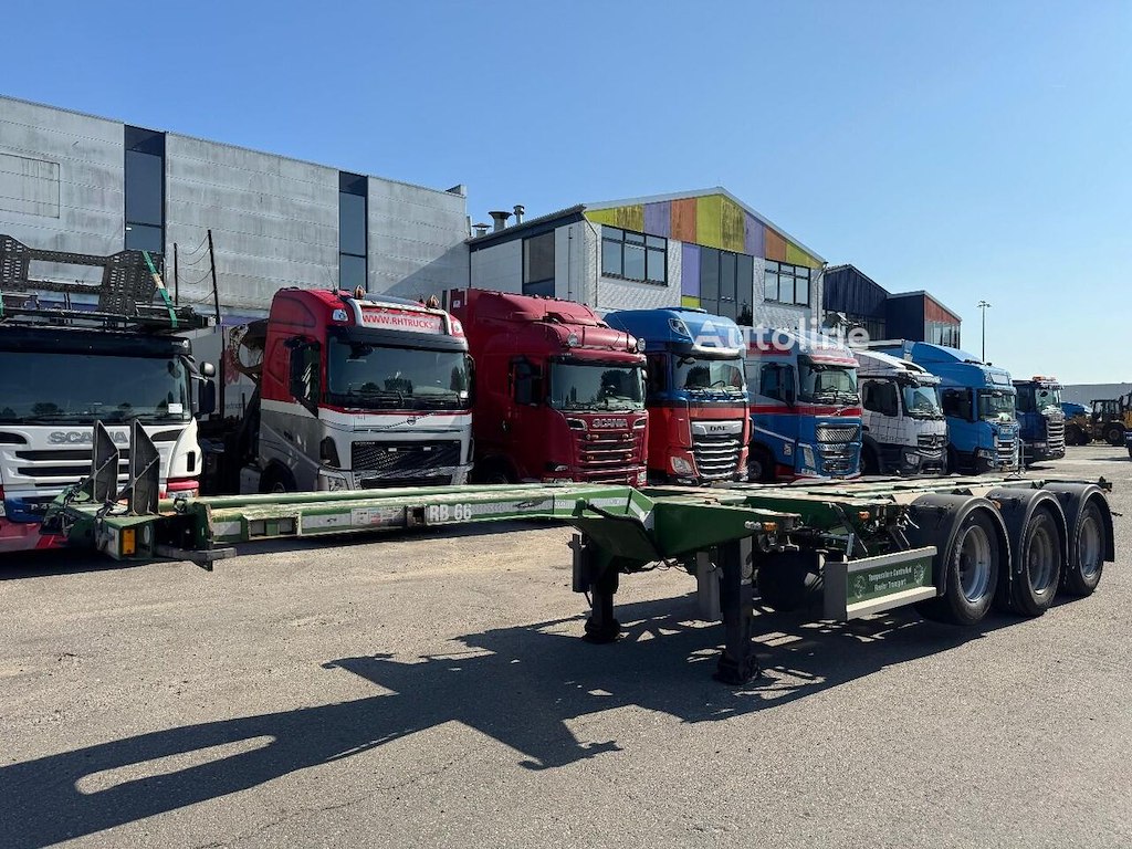 D-Tec FLEXITRAILER - TRIPLE EXTENDABLE 2018 poluprikolica za prevoz kontejnera
