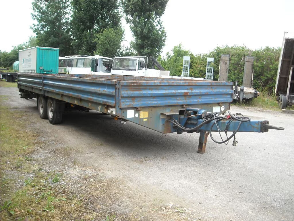 Obermaier TUE 119 / Loading Length 8.20 m / Aluminium Ramps prikolica sa ravnom platformom