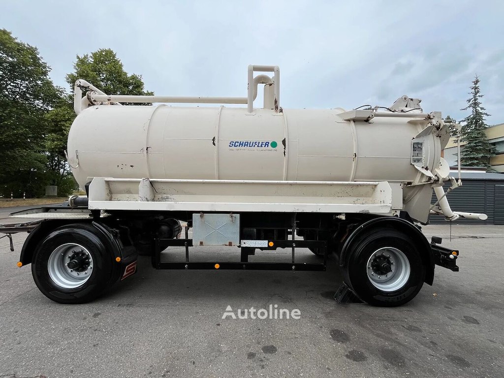 Schwarzmüller SAUG/DRUCKANHÄNGER*12m³*WIEDEMANN&REICHARDT*Hydraulik prikolica autocisterna
