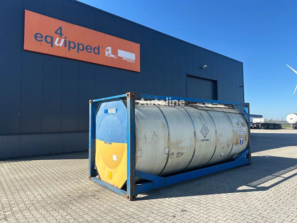 CIMC 20FT ISO 25.010L / UN / T11 / 5Y + CSC-TEST: 05/2027 rezervoar-kontejner 20 stopa