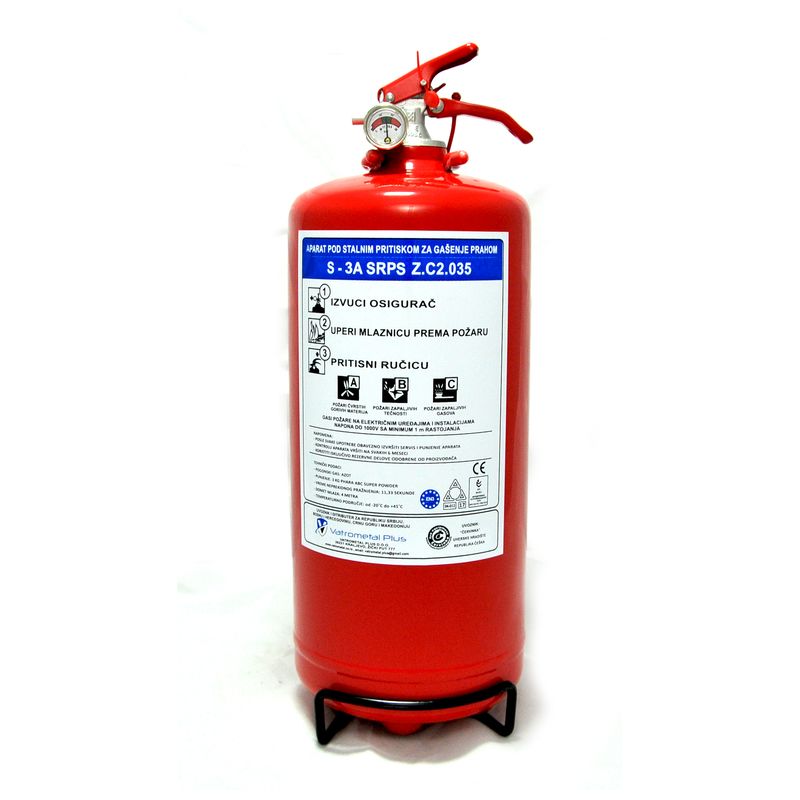 Protivpožarni aparat S-3 VATROMETAL+