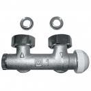 Bajpas tela - HERZ-3000 Bypass body with integrated thermostatic cartridge for one-pipe heating system - angular model - 92 1 3793