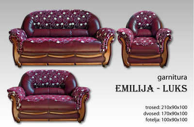 Garnitura Emilija Lux