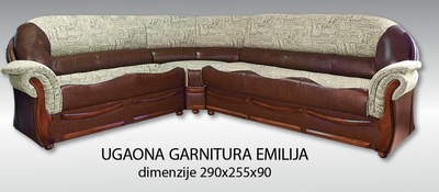 Ugaona Garnitura Emilija Lux