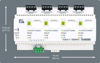 HUB4D - HUB & BUS izolator sa 4 izlaza