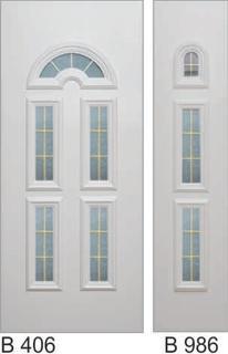 PVC ulazna vrata paneli B406 i B986