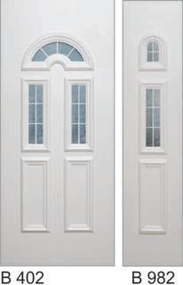 PVC ulazna vrata paneli B402 i B982
