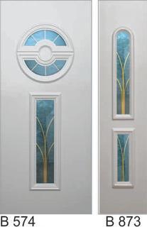 PVC ulazna vrata paneli B574 i B873