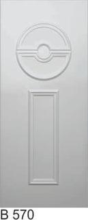PVC ulazna vrata panel B570