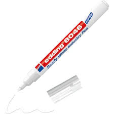 Industrijski marker E-8046 ready white pen 1-3mm