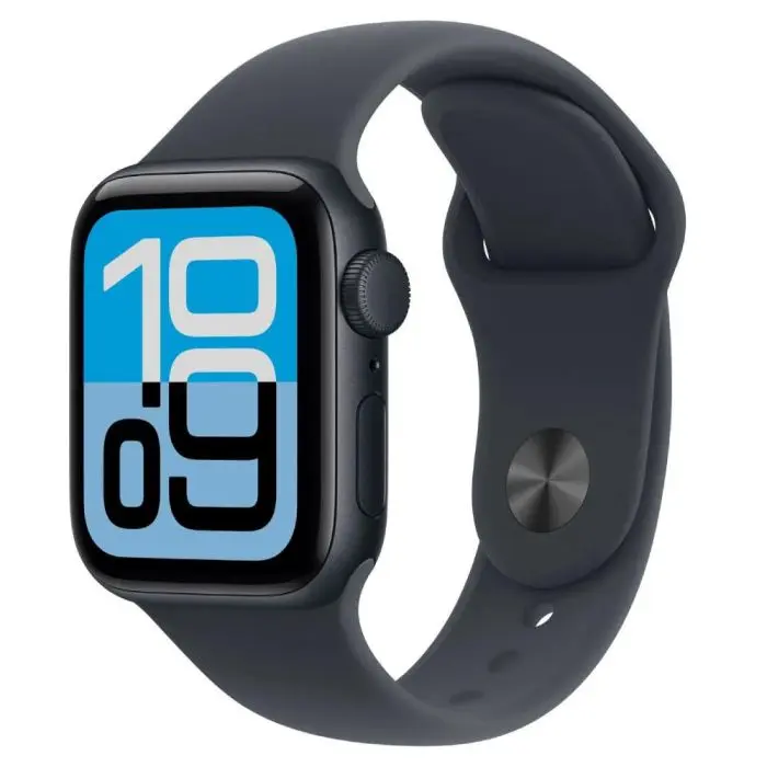 Apple Watch SE 3 GPS 40mm Midnight Aluminium Case with Midnight Sport Band - S/M (MEH94RK/A)